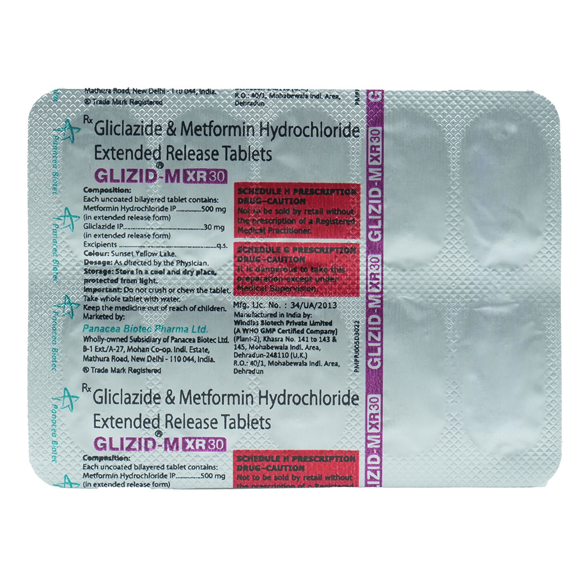 Glizid M XR 30 Tablet | Uses, Side Effects, Price | Apollo Pharmacy
