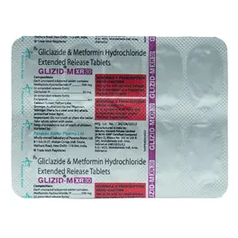 Glizid M XR 30 Tablet | Uses, Side Effects, Price | Apollo Pharmacy