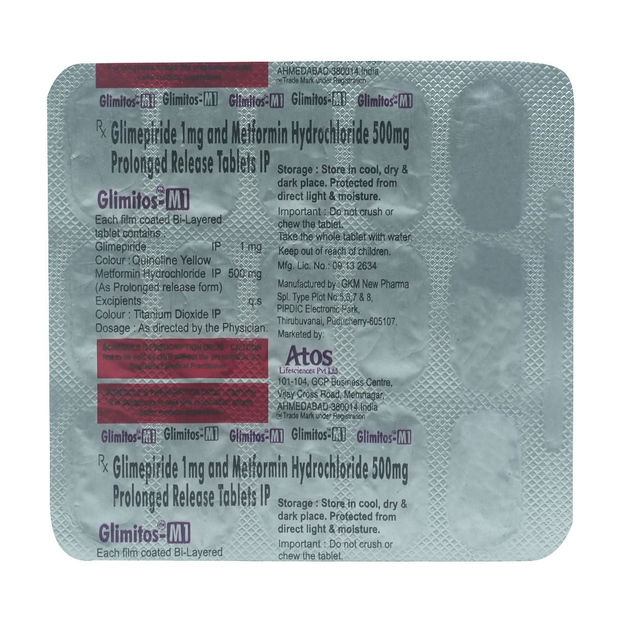 Glimitos-M1 Tablet | Uses, Side Effects, Price | Apollo Pharmacy