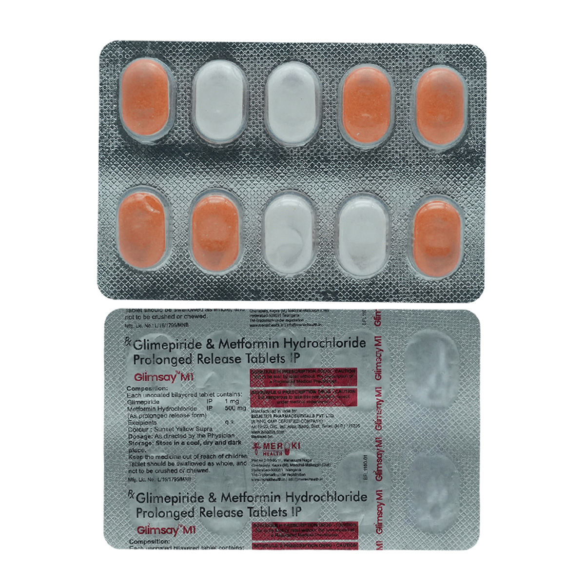 Glimsay M1 Tablet 10's Price, Uses, Side Effects, Composition - Apollo ...