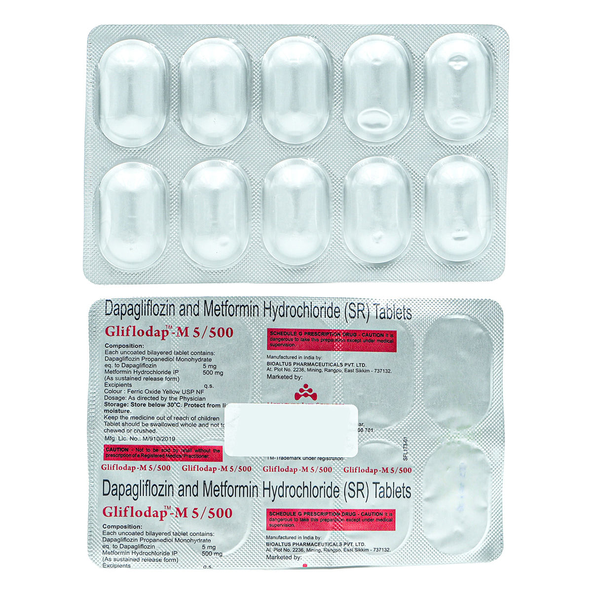 Gliflodap-M 5/500 Tablet | Uses, Side Effects, Price | Apollo Pharmacy
