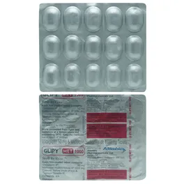 Glipy Met 1000mg/50mg Tablet | Uses, Side Effects, Price | Apollo Pharmacy