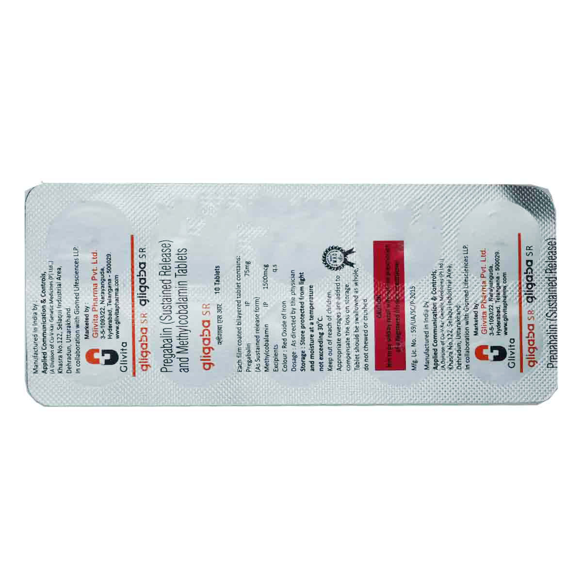 Gligaba SR 75/1500 Tablet 10's Price, Uses, Side Effects, Composition ...