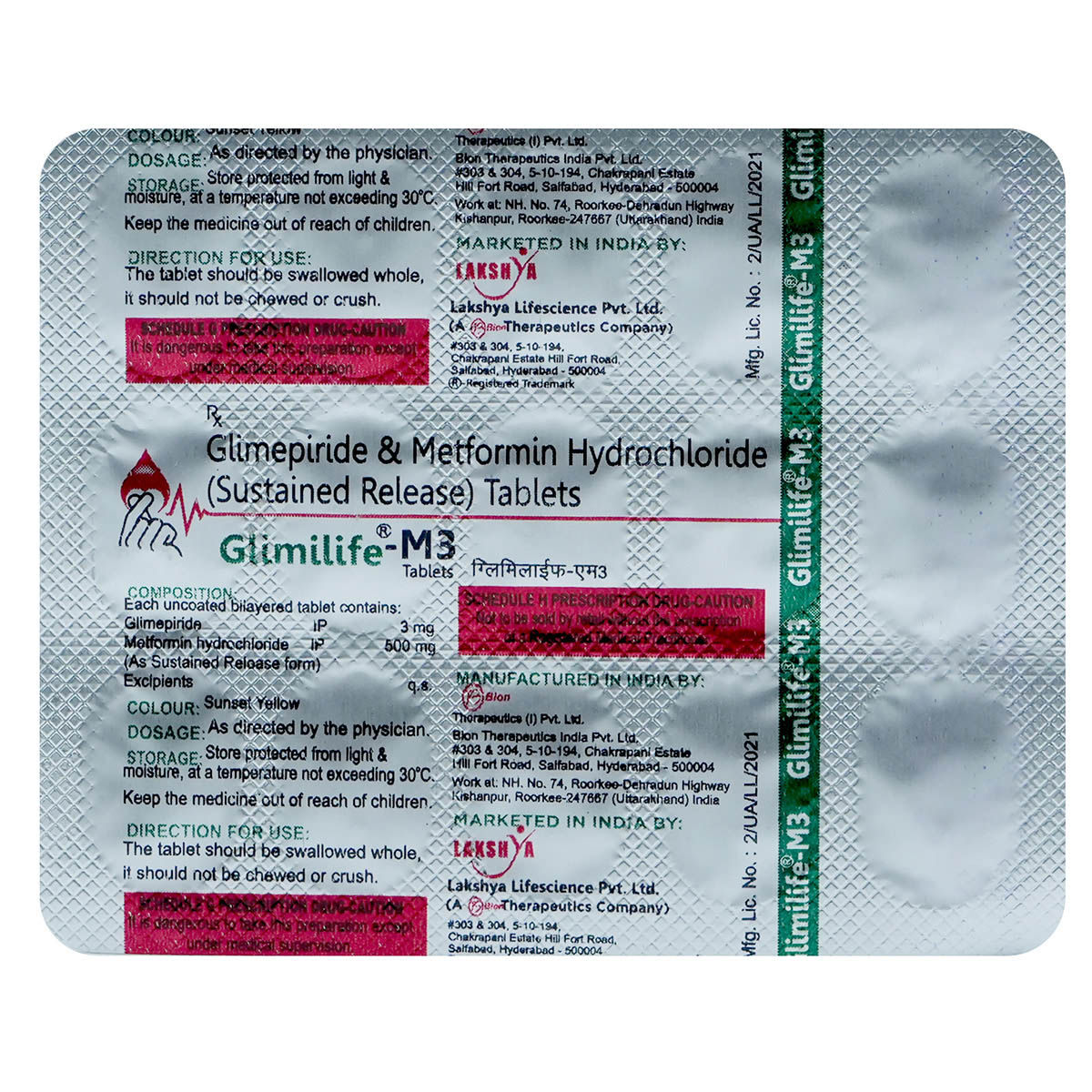 Glimilife-M3 Tabler | Uses, Side Effects, Price | Apollo Pharmacy