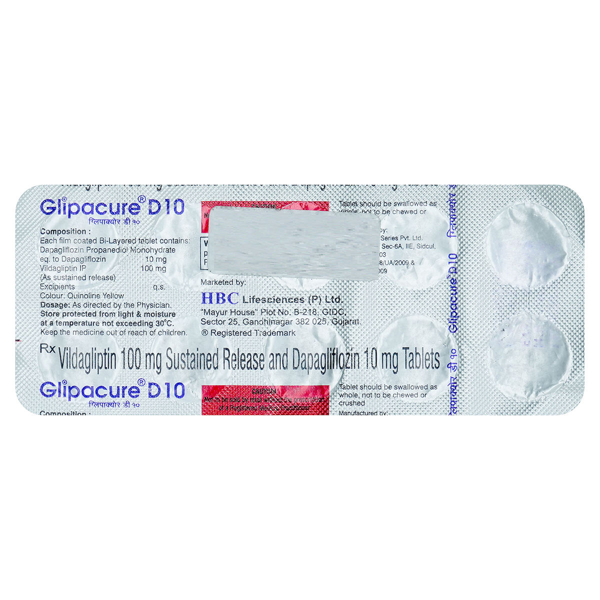 Glipacure D 10 Tablet | Uses, Side Effects, Price | Apollo Pharmacy