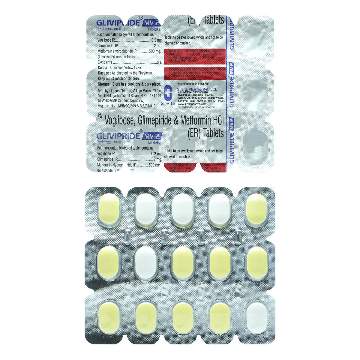 Glivipride MV 2 Tablet | Uses, Side Effects, Price | Apollo Pharmacy