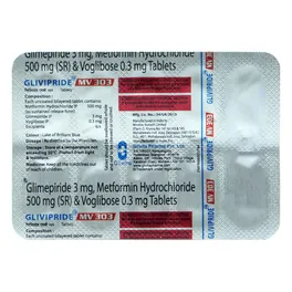 Glivipride MV 303 Tablet | Uses, Side Effects, Price | Apollo Pharmacy