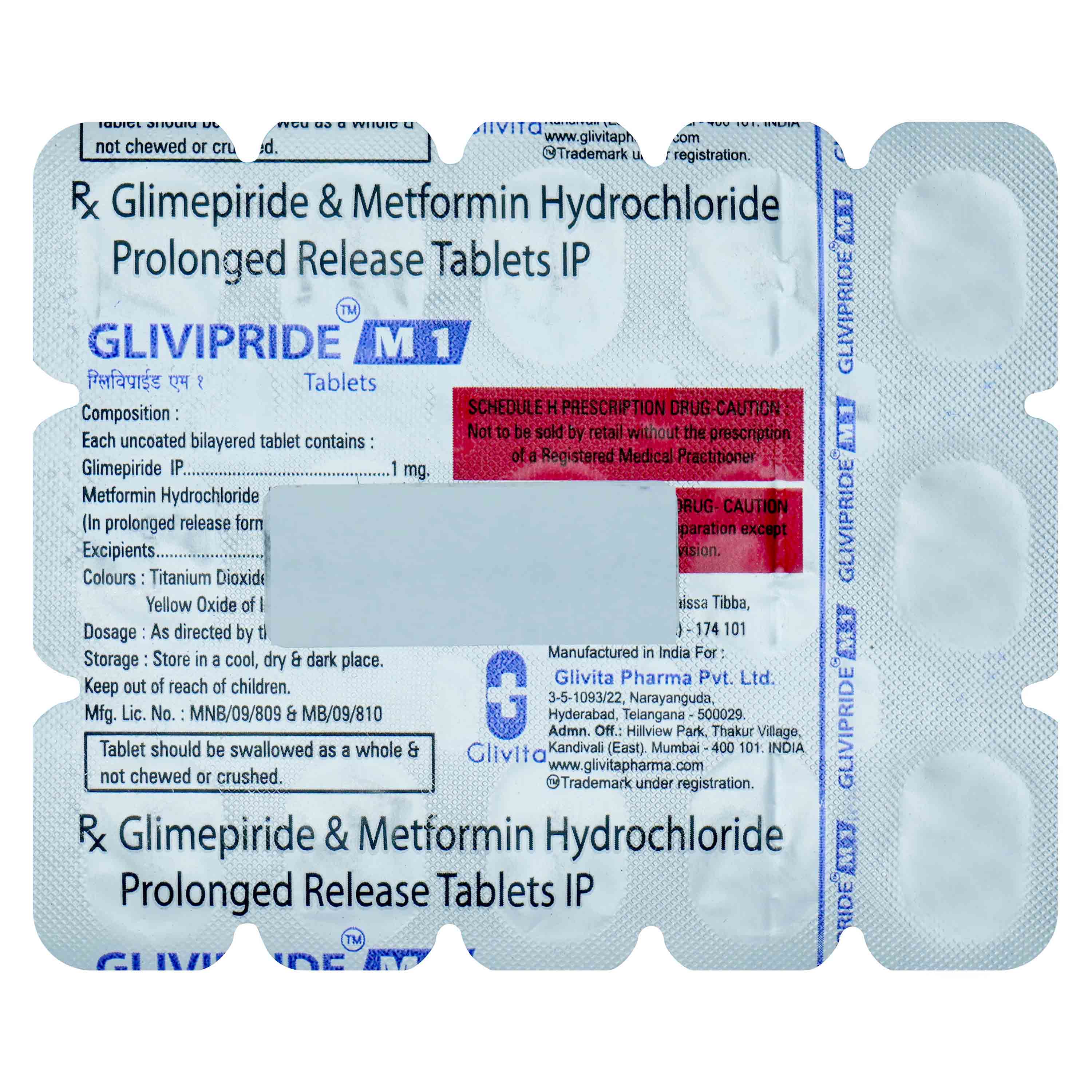 Glivipride M1 Tablet | Uses, Side Effects, Price | Apollo Pharmacy