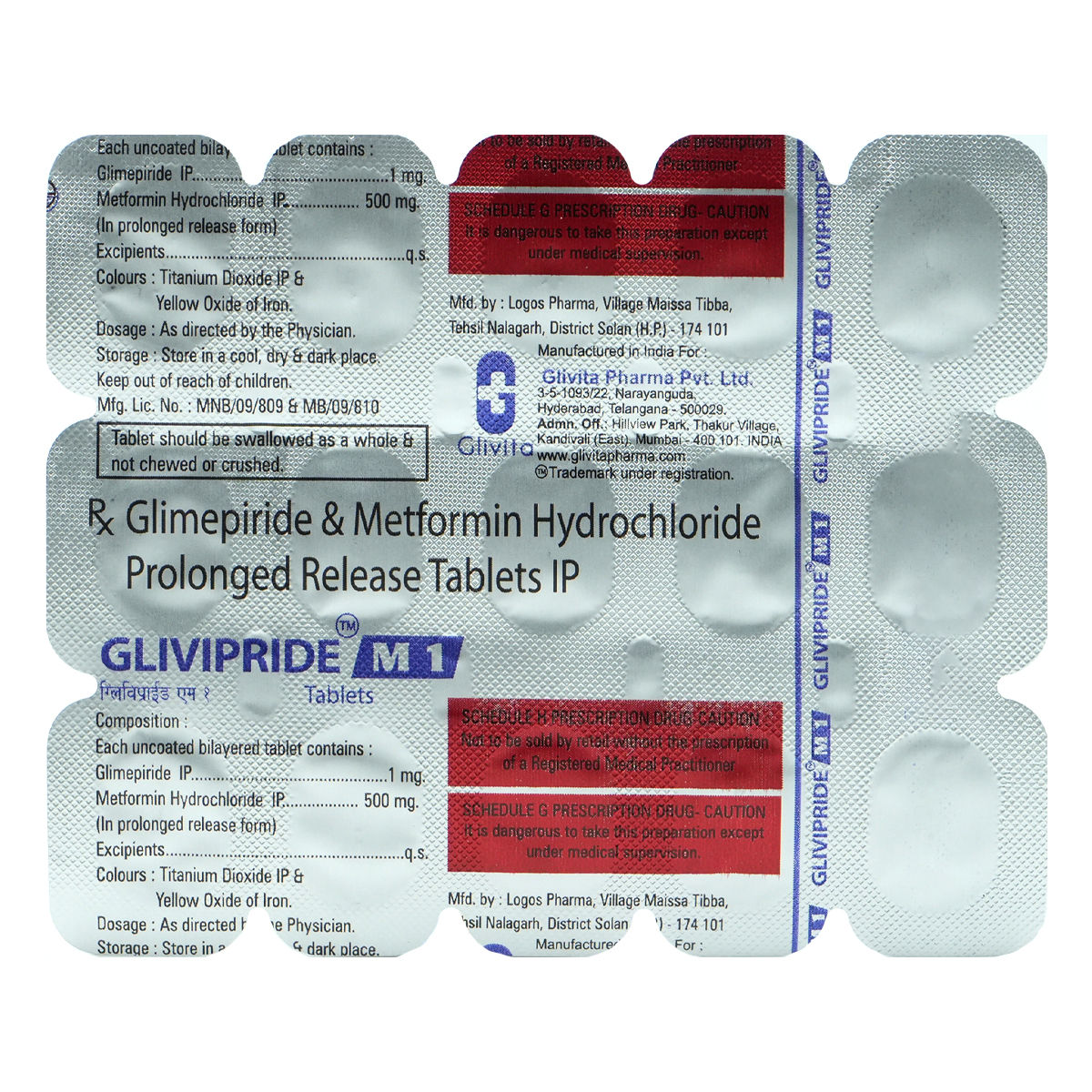 Glivipride M1 Tablet 15's Price, Uses, Side Effects, Composition ...