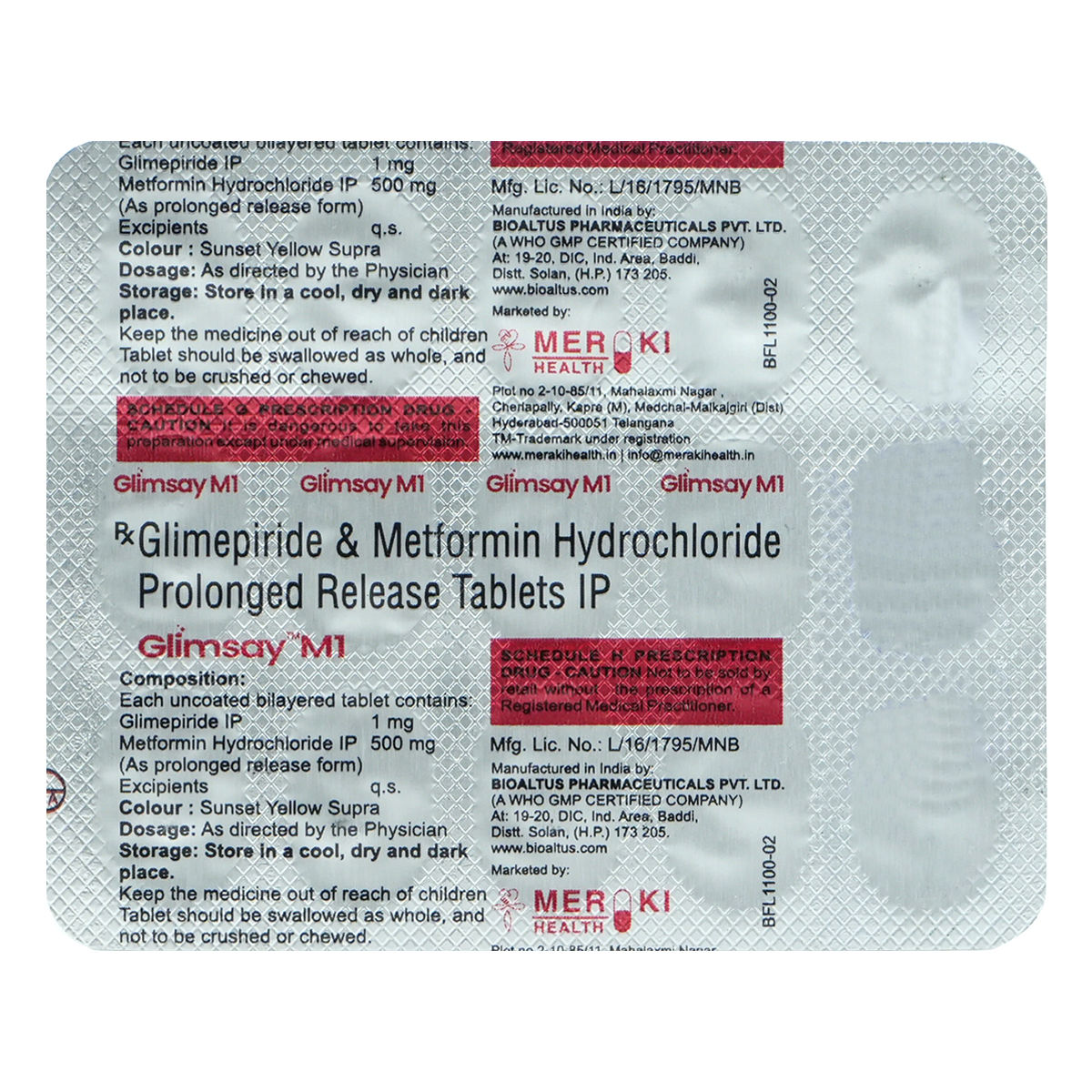 Glimsay M1 Tablet 15's Price, Uses, Side Effects, Composition - Apollo ...