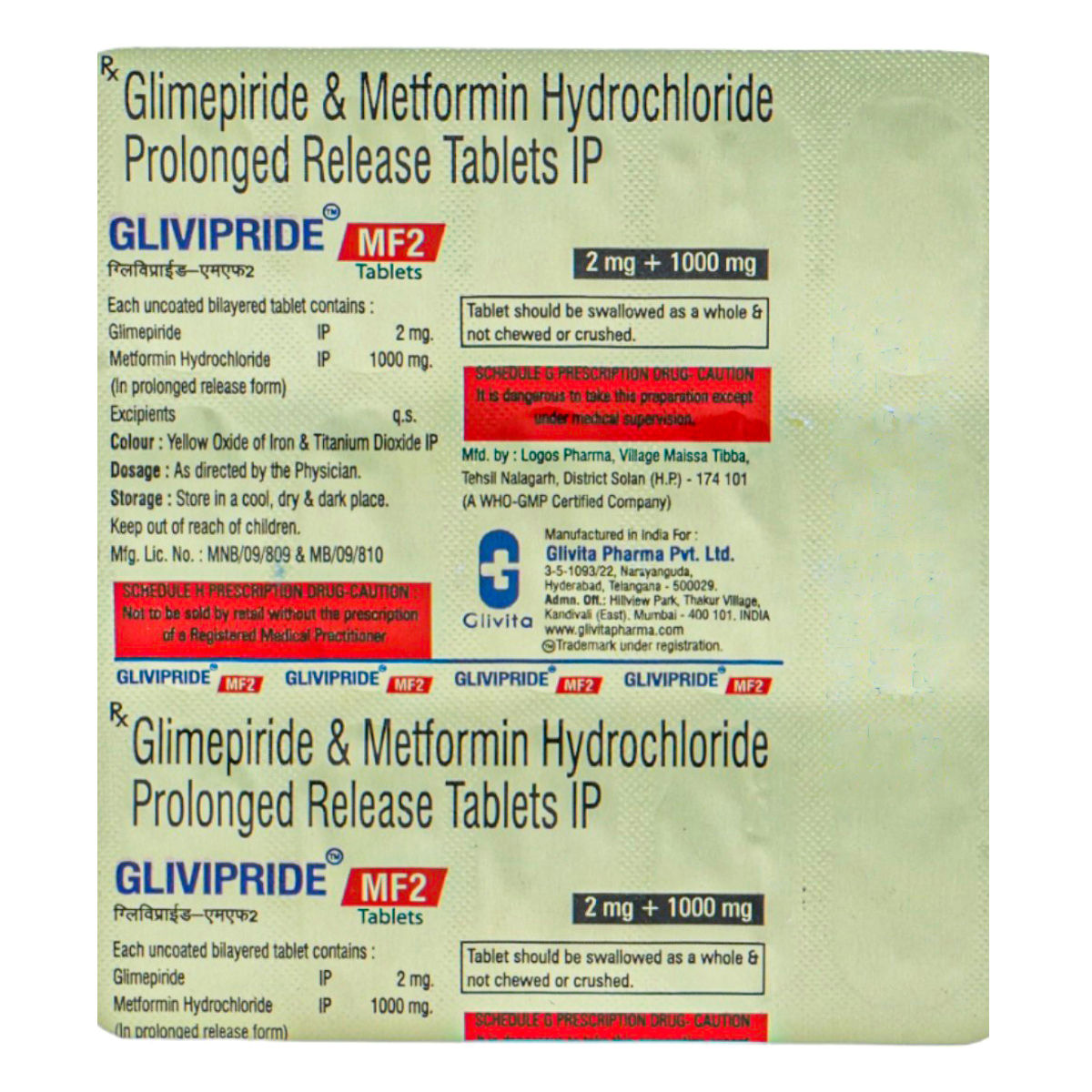 Glivipride MF2 Tablet | Uses, Side Effects, Price | Apollo Pharmacy