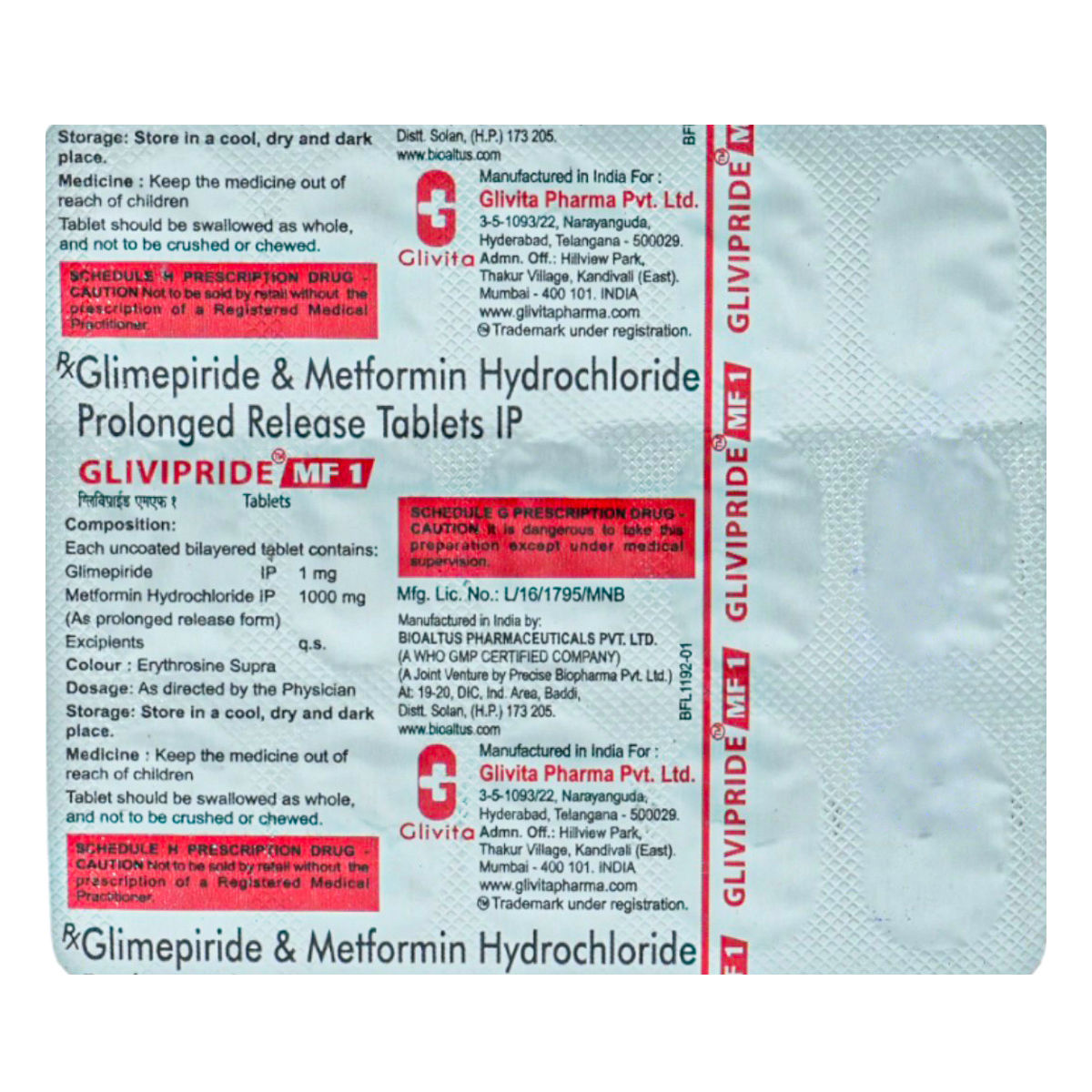 Glivipride MF1 Tablet | Uses, Side Effects, Price | Apollo Pharmacy