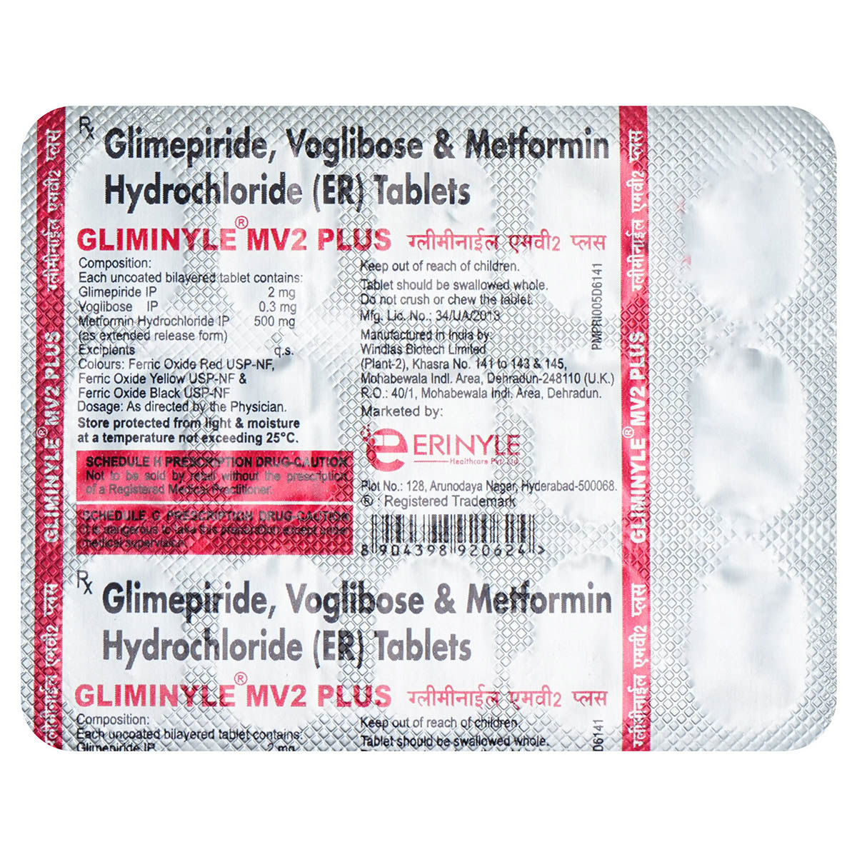 Gliminyle MV2 Plus Tablet 15's | Uses, Side Effects, Price | Apollo ...