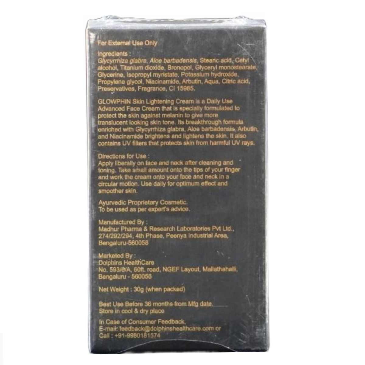 Glowphin Skin Lightening Cream 30 gm Price, Uses, Side Effects ...