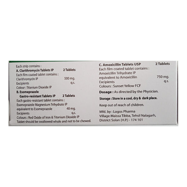 G Loc Hp Kit 1's Price, Uses, Side Effects, Composition - Apollo Pharmacy