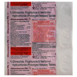 Gluconorm PG 2 Tablet | Uses, Side Effects, Price | Apollo Pharmacy