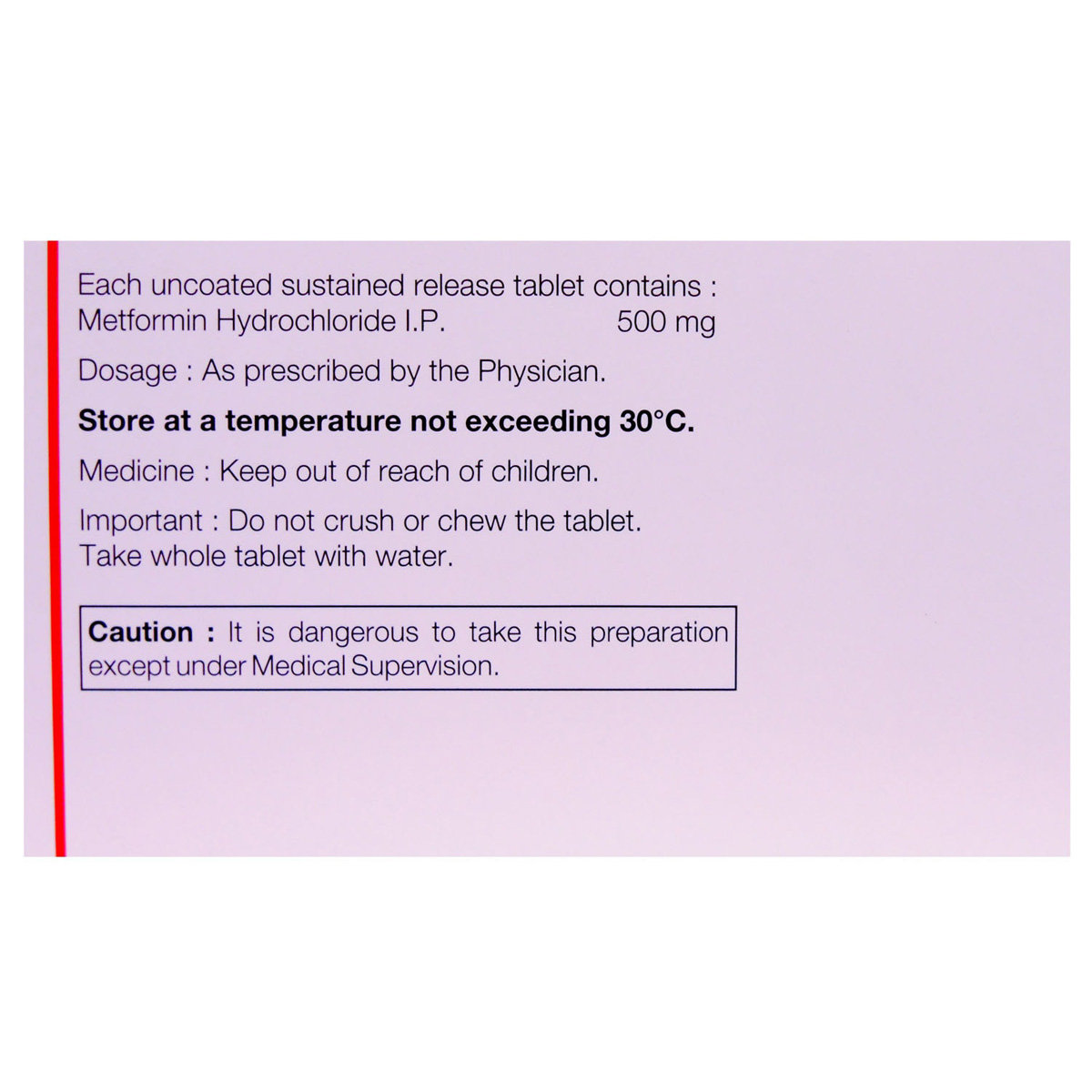 Gluformin XL 500 Tablet | Uses, Side Effects, Price | Apollo Pharmacy