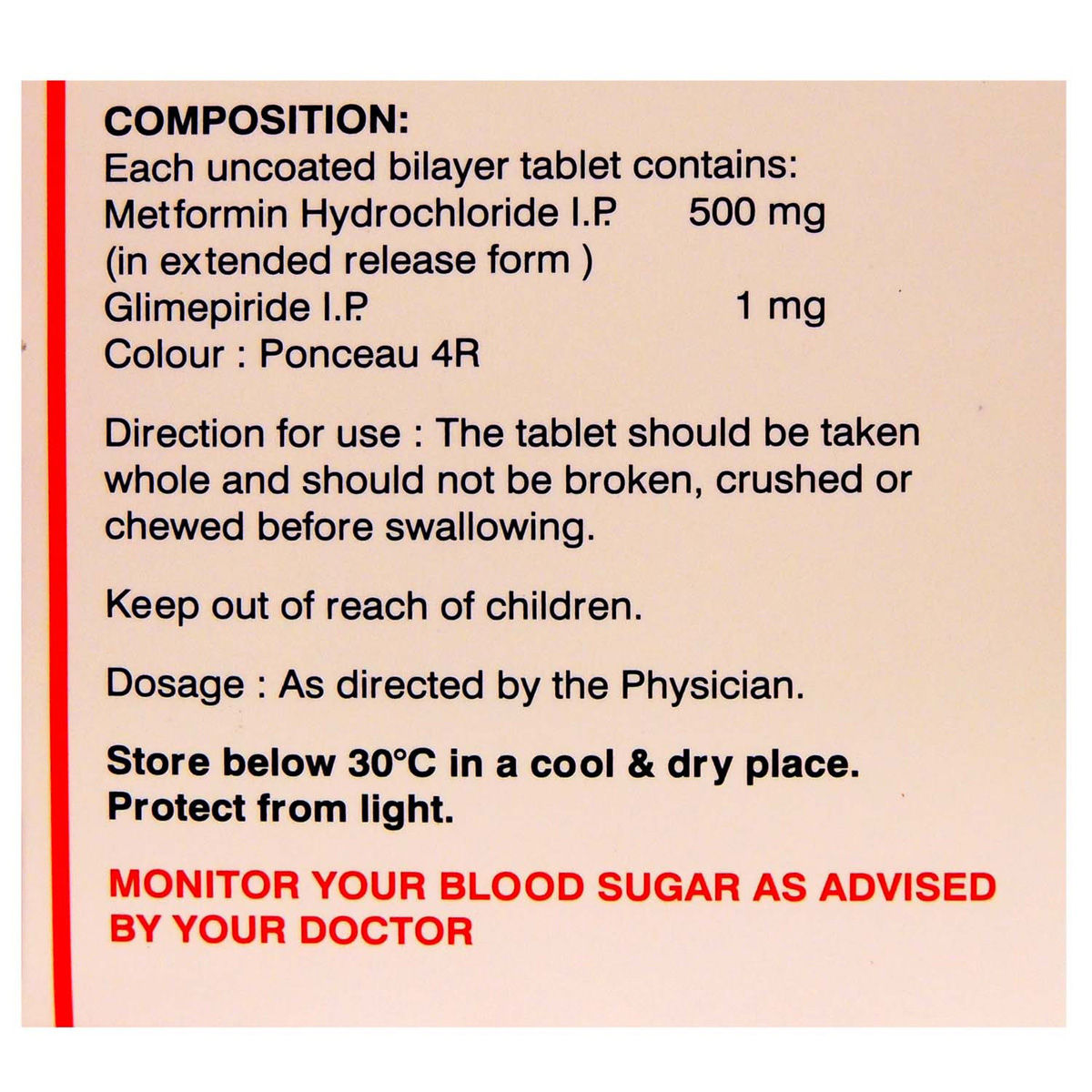 Gluconorm G 1 Tablet 15's Price, Uses, Side Effects, Composition ...