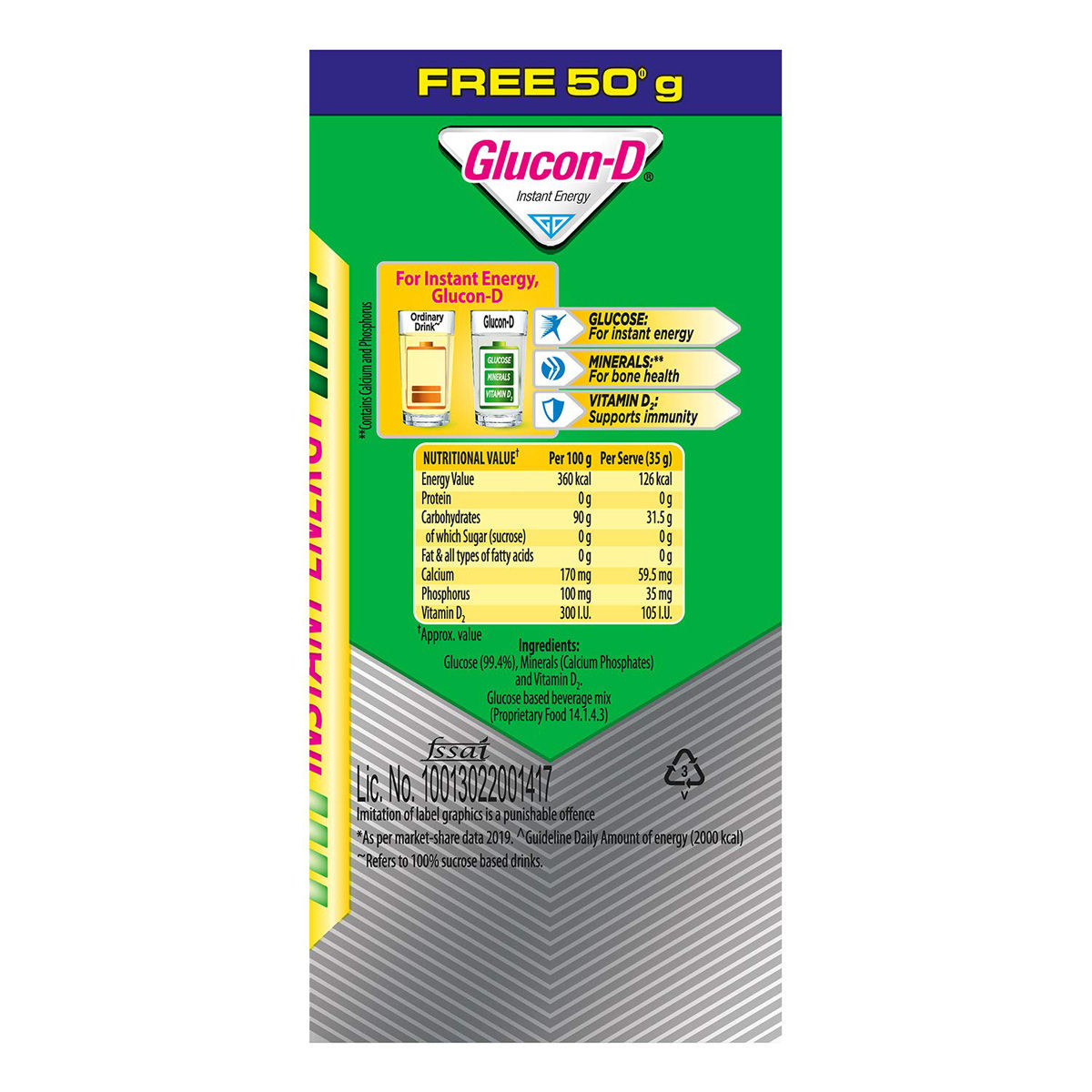 Glucon-D Original Instant Energy Drink, 200 gm Price, Uses, Side ...