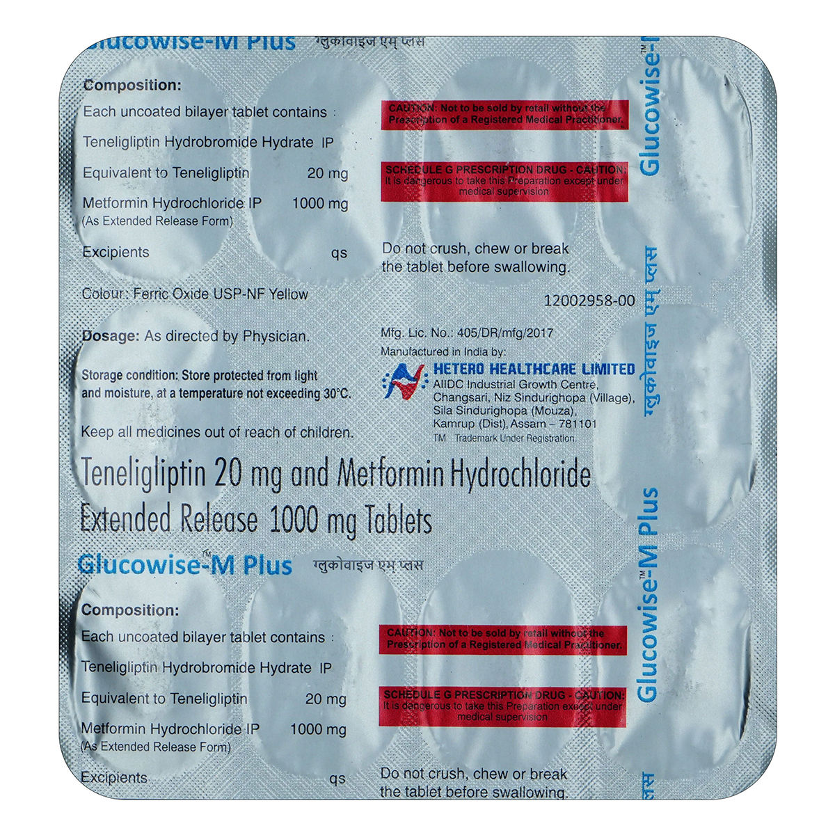 Glucowise-M Plus Tablet | Uses, Side Effects, Price | Apollo Pharmacy