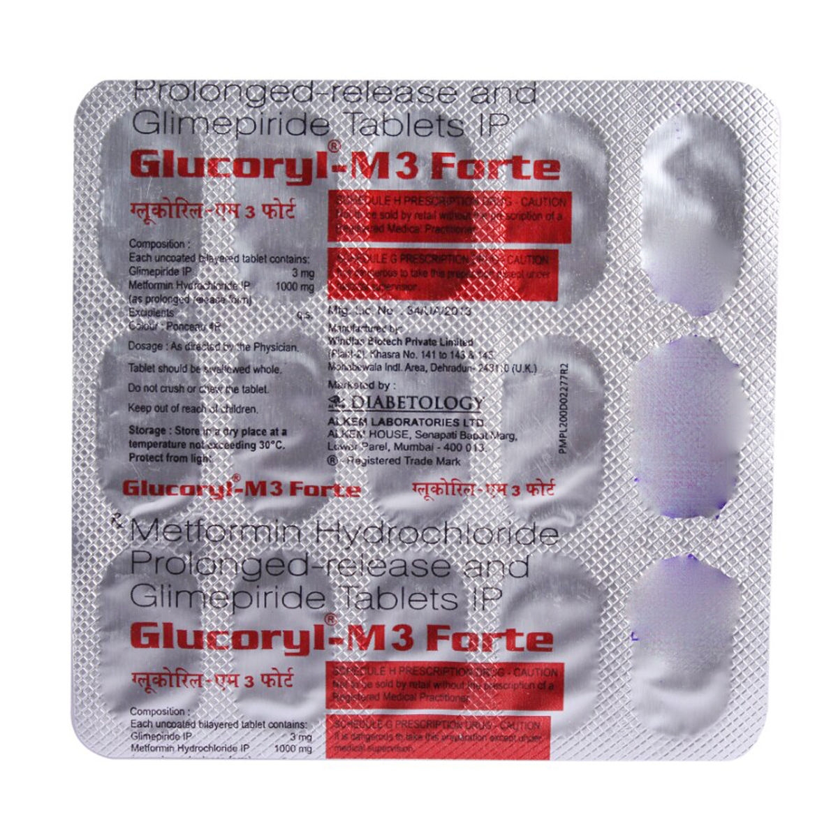 Glucoryl-M3 Forte Tablet | Uses, Side Effects, Price | Apollo Pharmacy