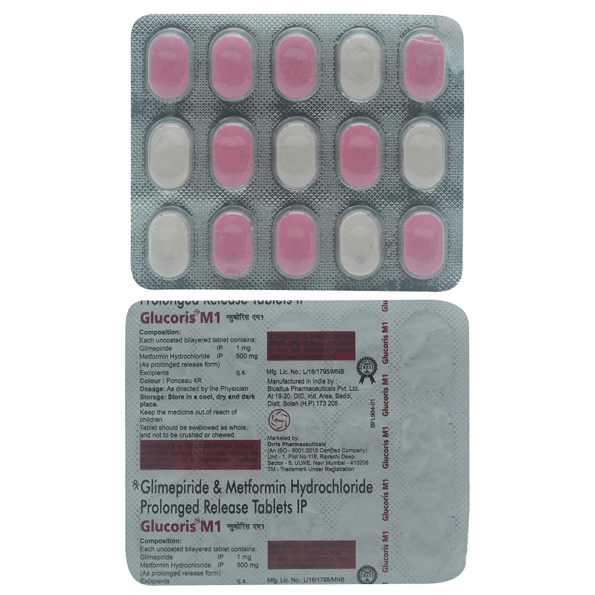 Glucoris M1 Tablet 15's Price, Uses, Side Effects, Composition - Apollo ...