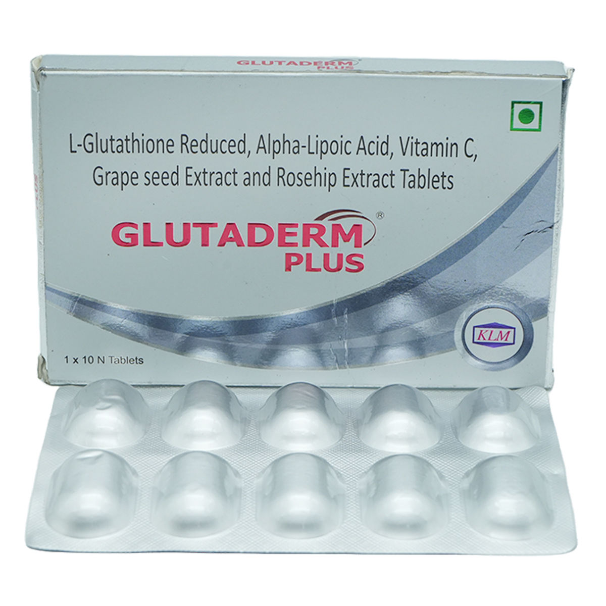 Glutaderm Plus Tablet 10's Price, Uses, Side Effects, Composition ...