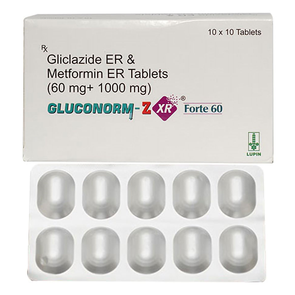 Gluconorm-Z Xr Forte 60Mg Tab | Uses, Side Effects, Price | Apollo Pharmacy