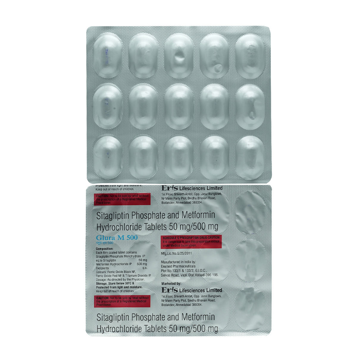 Glura M 500 Tab 15'S Price, Uses, Side Effects, Composition - Apollo ...