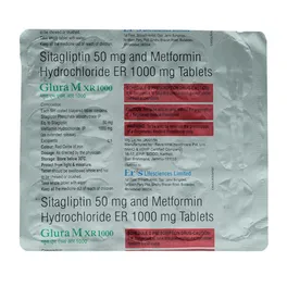 Glura M Xr 1000 Tab | Uses, Side Effects, Price | Apollo Pharmacy