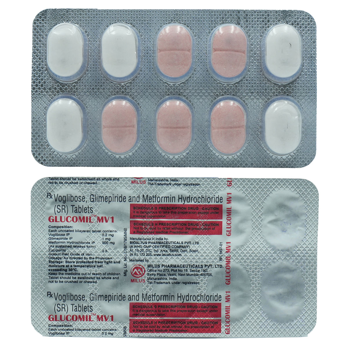 Glucomil MV1 Tablet | Uses, Side Effects, Price | Apollo Pharmacy