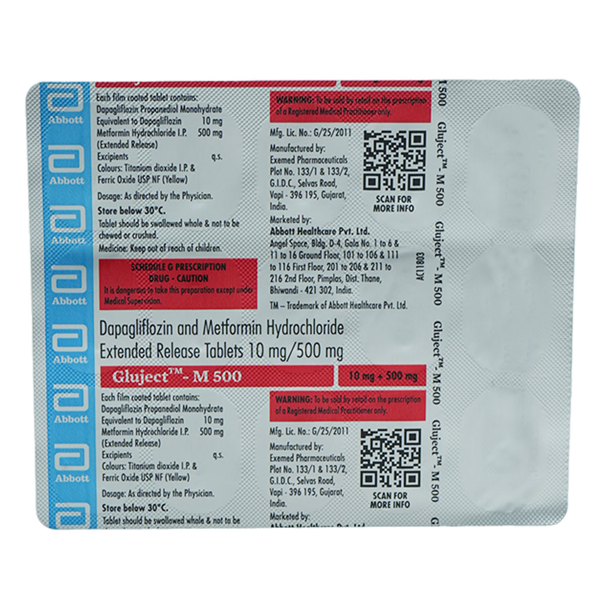 Gluject-M 500 Tablet | Uses, Side Effects, Price | Apollo Pharmacy