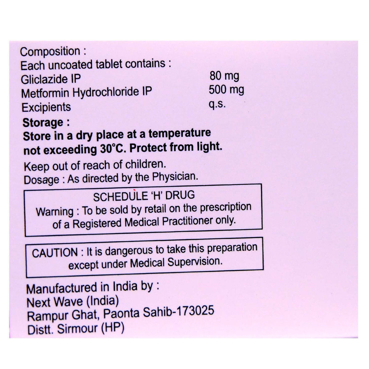 Glykind-M Tablet | Uses, Side Effects, Price | Apollo Pharmacy