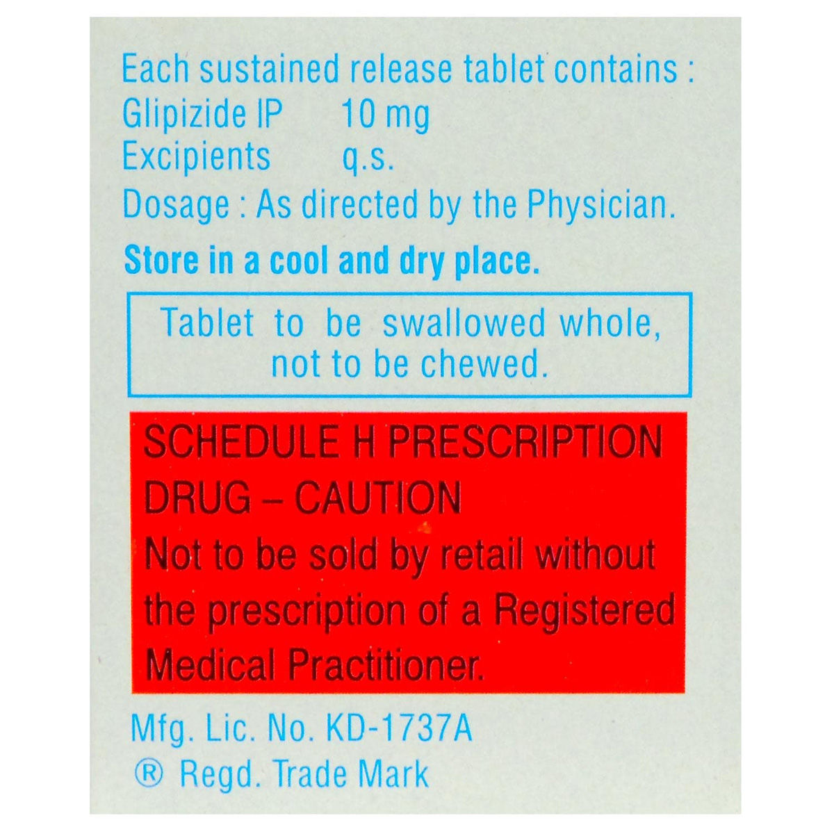Glynase XL-10 Tablet 10's Price, Uses, Side Effects, Composition ...