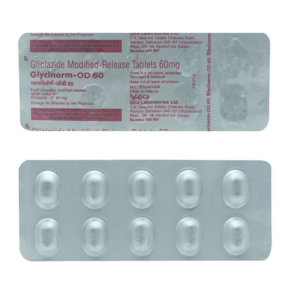 Glycinorm-OD 60 Tablet 10's Price, Uses, Side Effects, Composition ...