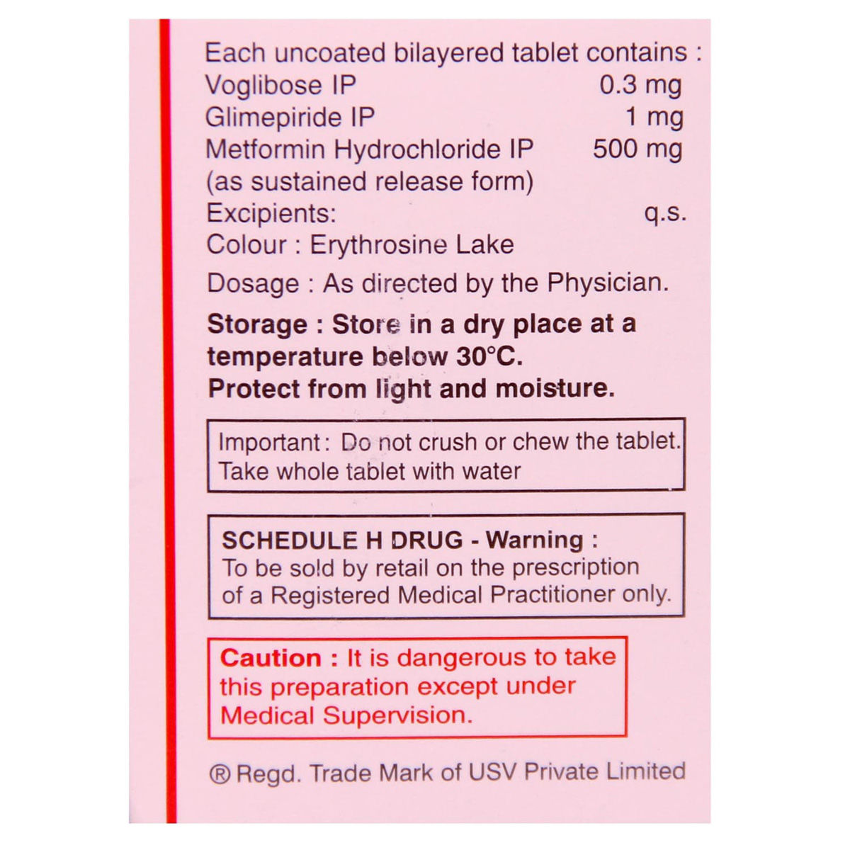 Glycomet Trio 1/0.3 Tablet | Uses, Side Effects, Price | Apollo Pharmacy