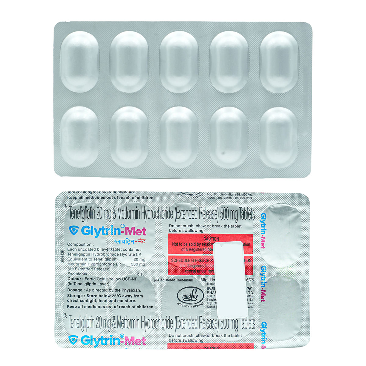 Glytrin-Met Tablet | Uses, Side Effects, Price | Apollo Pharmacy