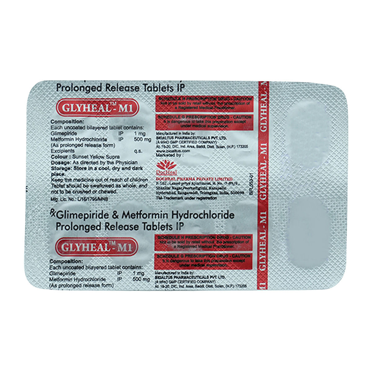 Glyheal M1 Tablet | Uses, Side Effects, Price | Apollo Pharmacy