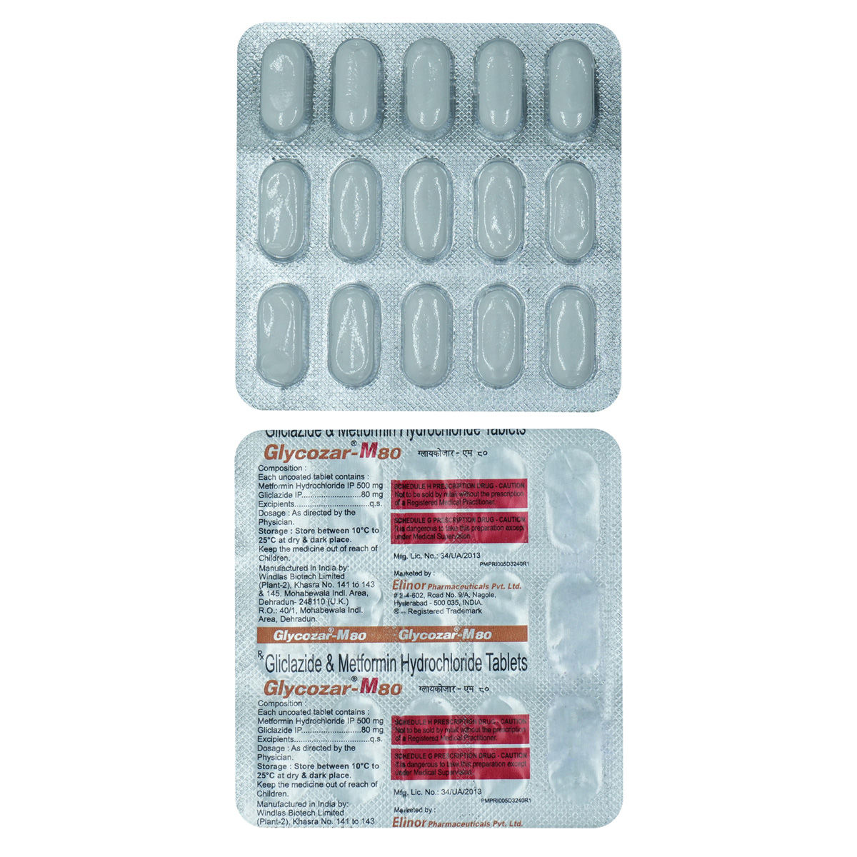 Glycozar M 80 Tablet 15's Price, Uses, Side Effects, Composition ...