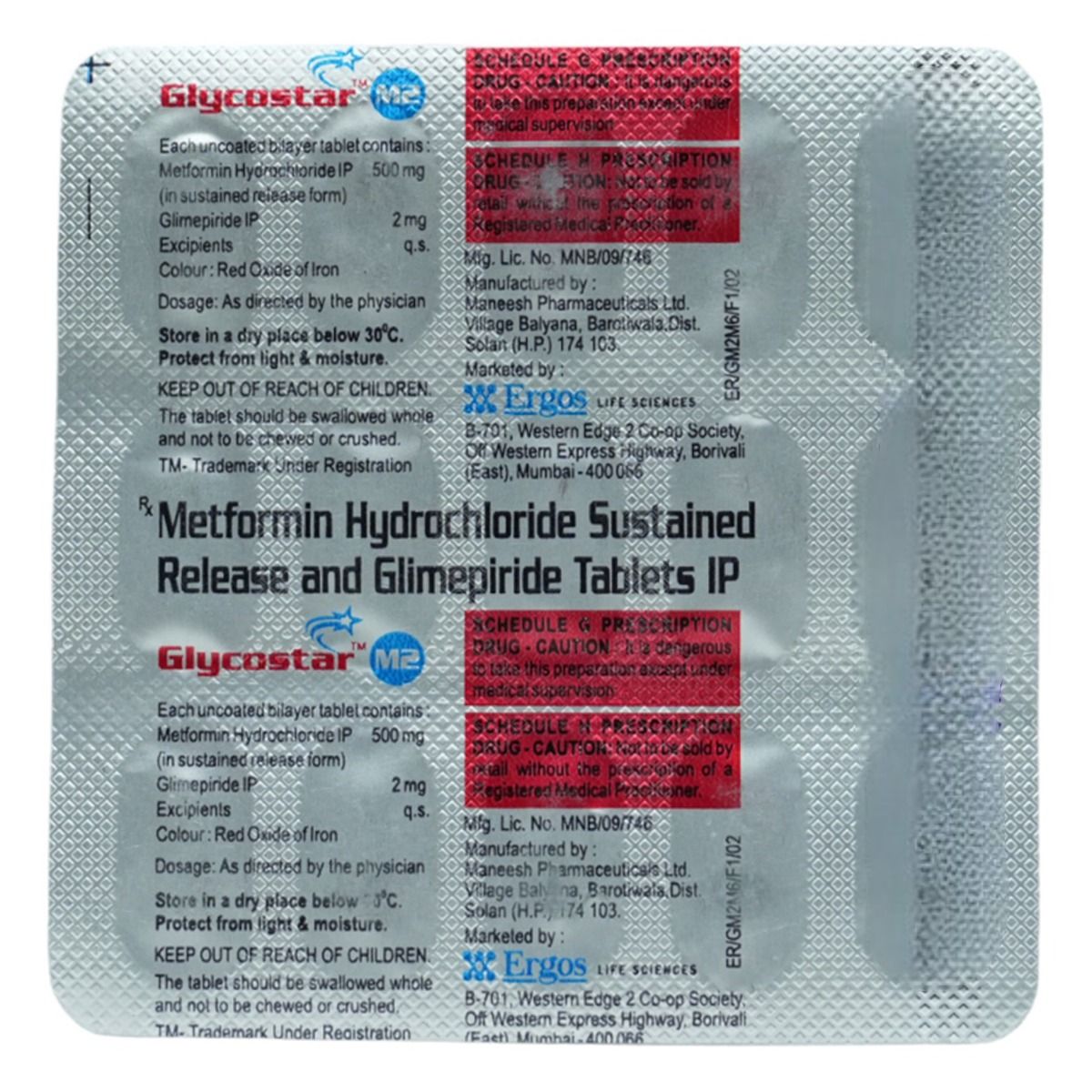 Glycostar M2 Tablet 15's Price, Uses, Side Effects, Composition ...