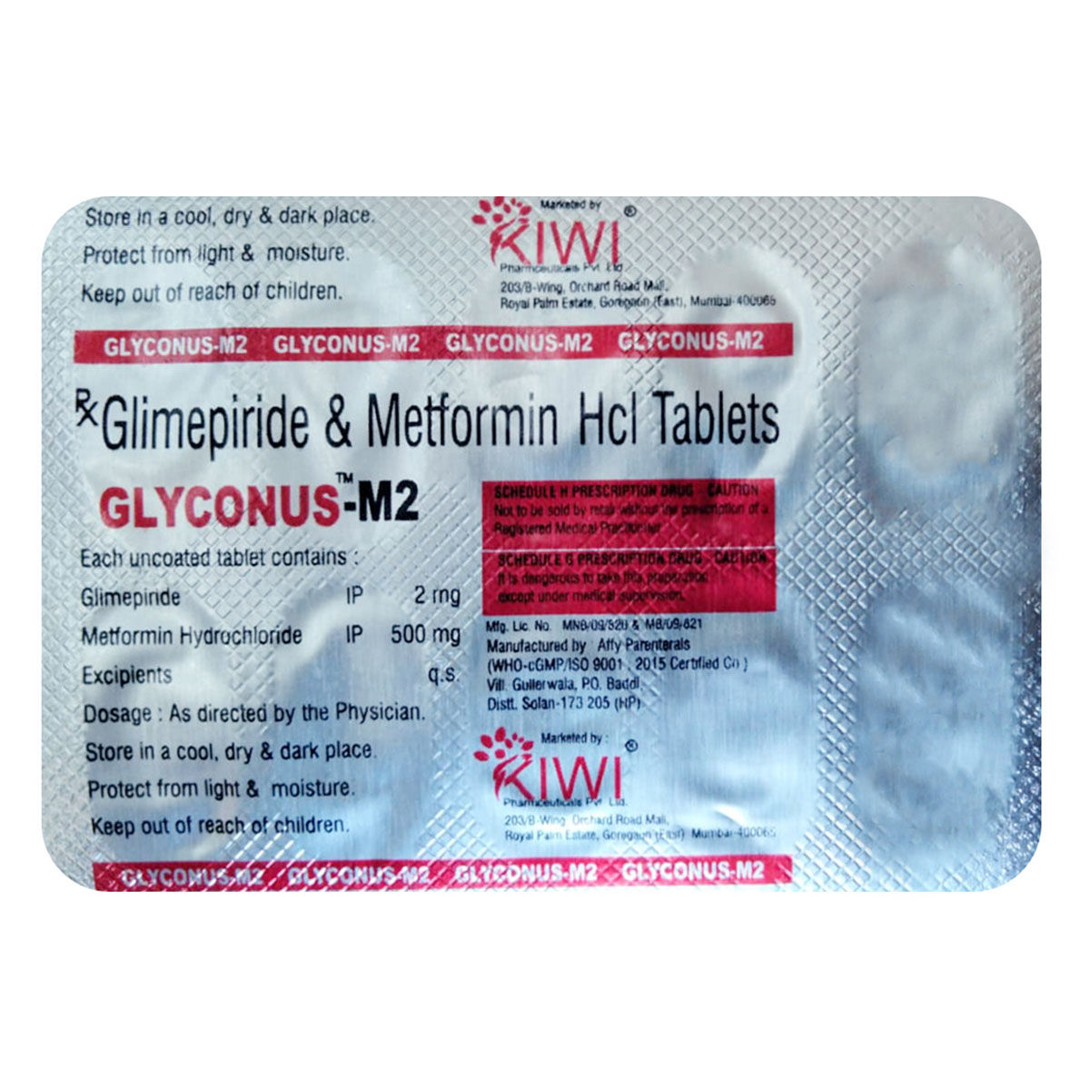 Glyconus-M2 Tablet | Uses, Side Effects, Price | Apollo Pharmacy