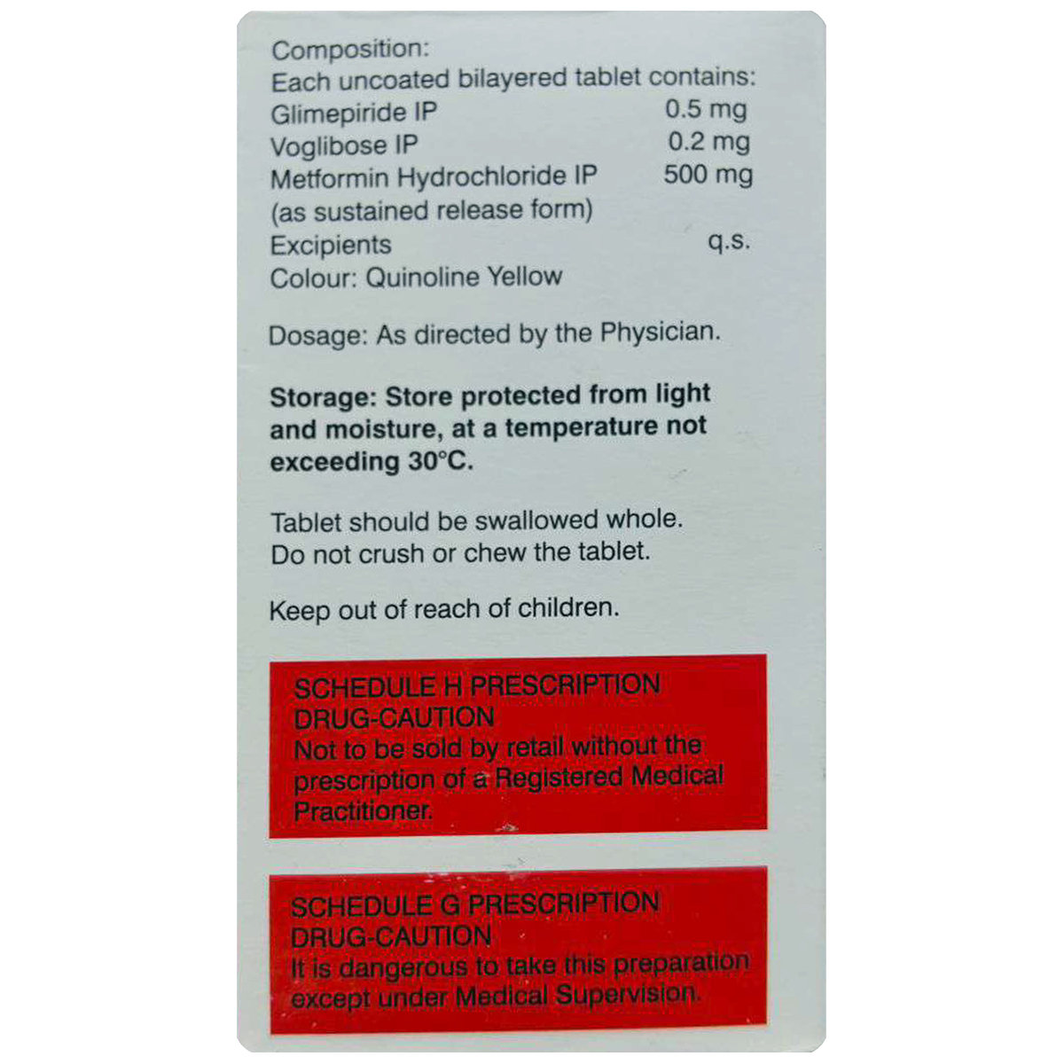 Glycomet Trio 0.5 Tablet 10's | Uses, Side Effects, Price | Apollo Pharmacy