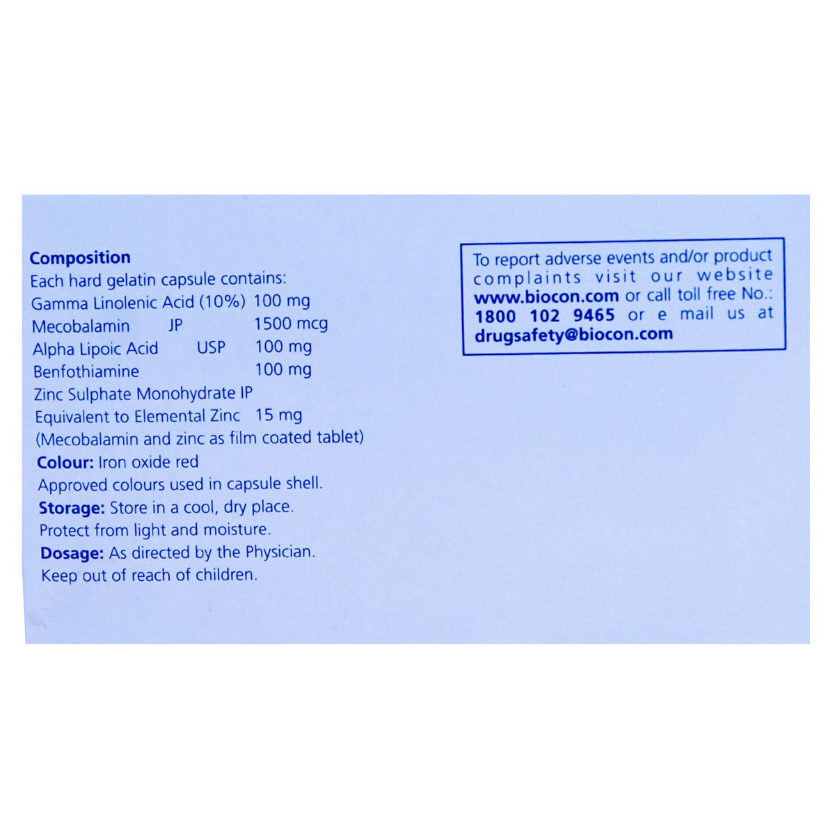 Gmab Plus Capsule 10's Price, Uses, Side Effects, Composition - Apollo ...