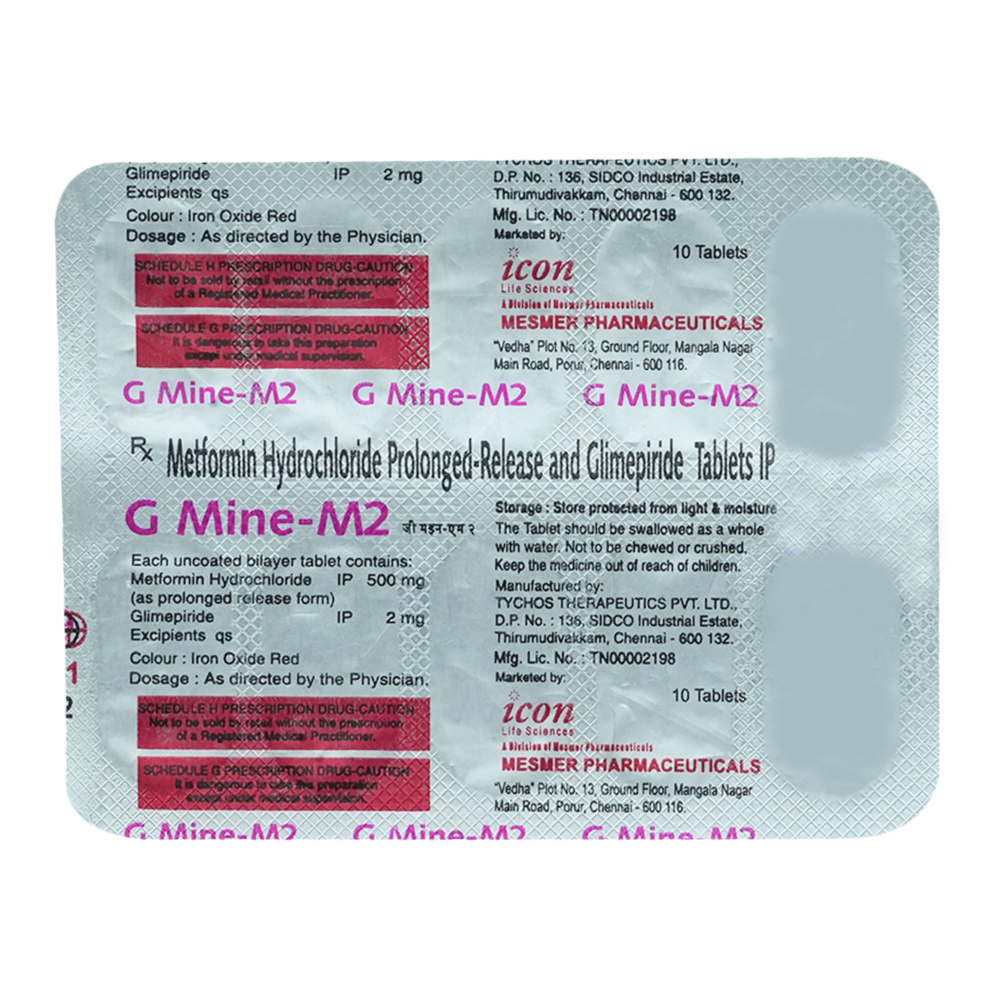 G Mine-M 2Mg Tablet 10'S Price, Uses, Side Effects, Composition ...