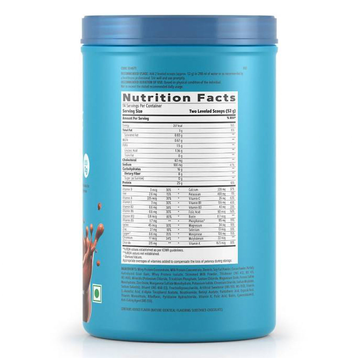 GNC Total Lean Shake 25 Chocolate Flavour Powder, 750 gm Price, Uses ...