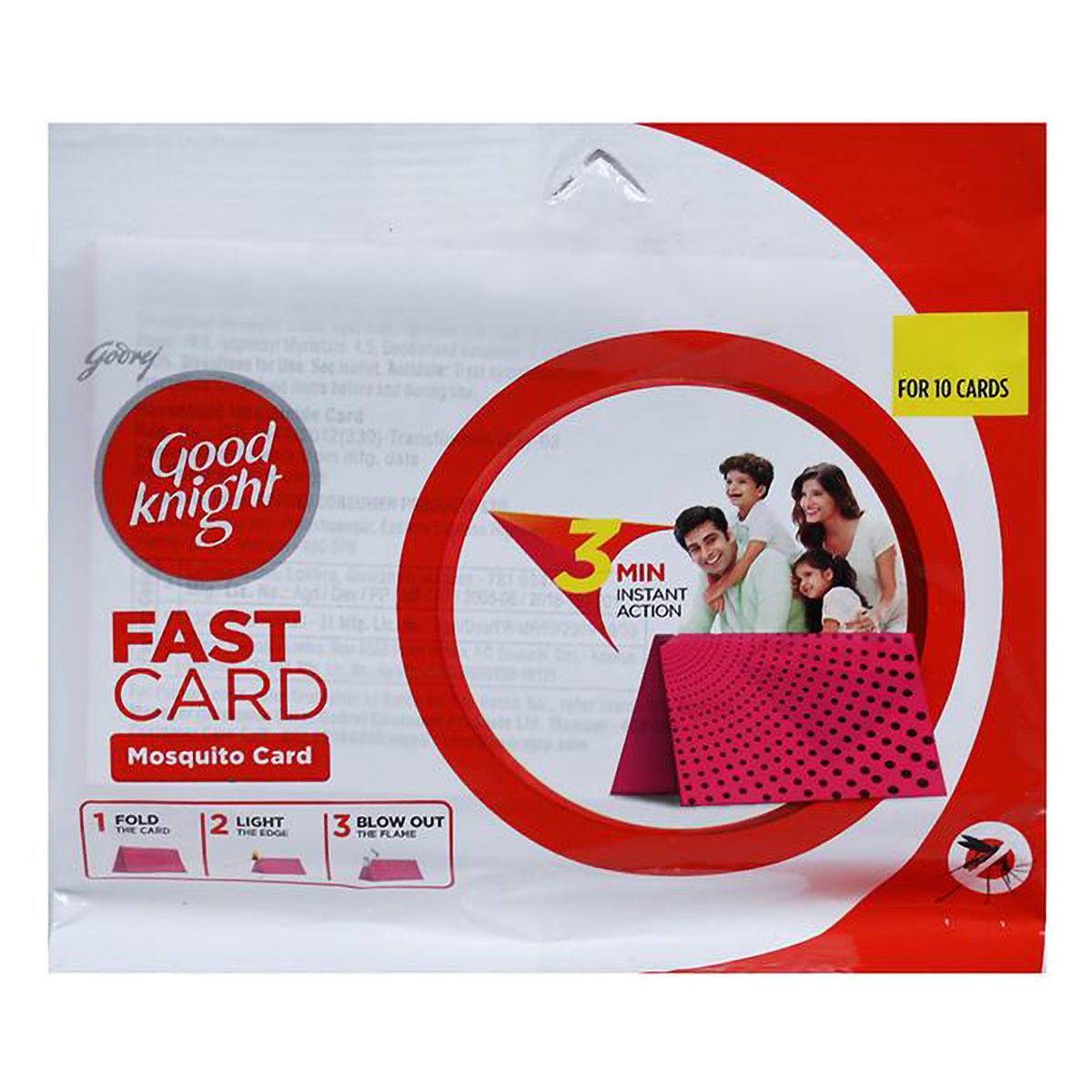 Buy Good Knight Fast Card, 10 Count | 19 Minutes Delivery | Apollo Pharmacy