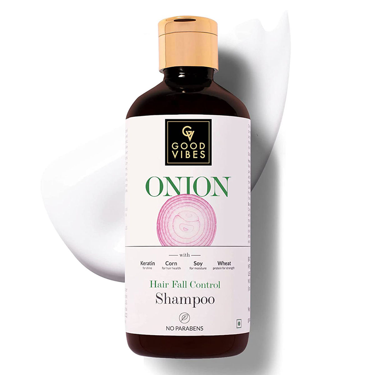 Good Vibes Onion Hair Fall Shampoo, 300 ml Price, Uses, Side Effects ...