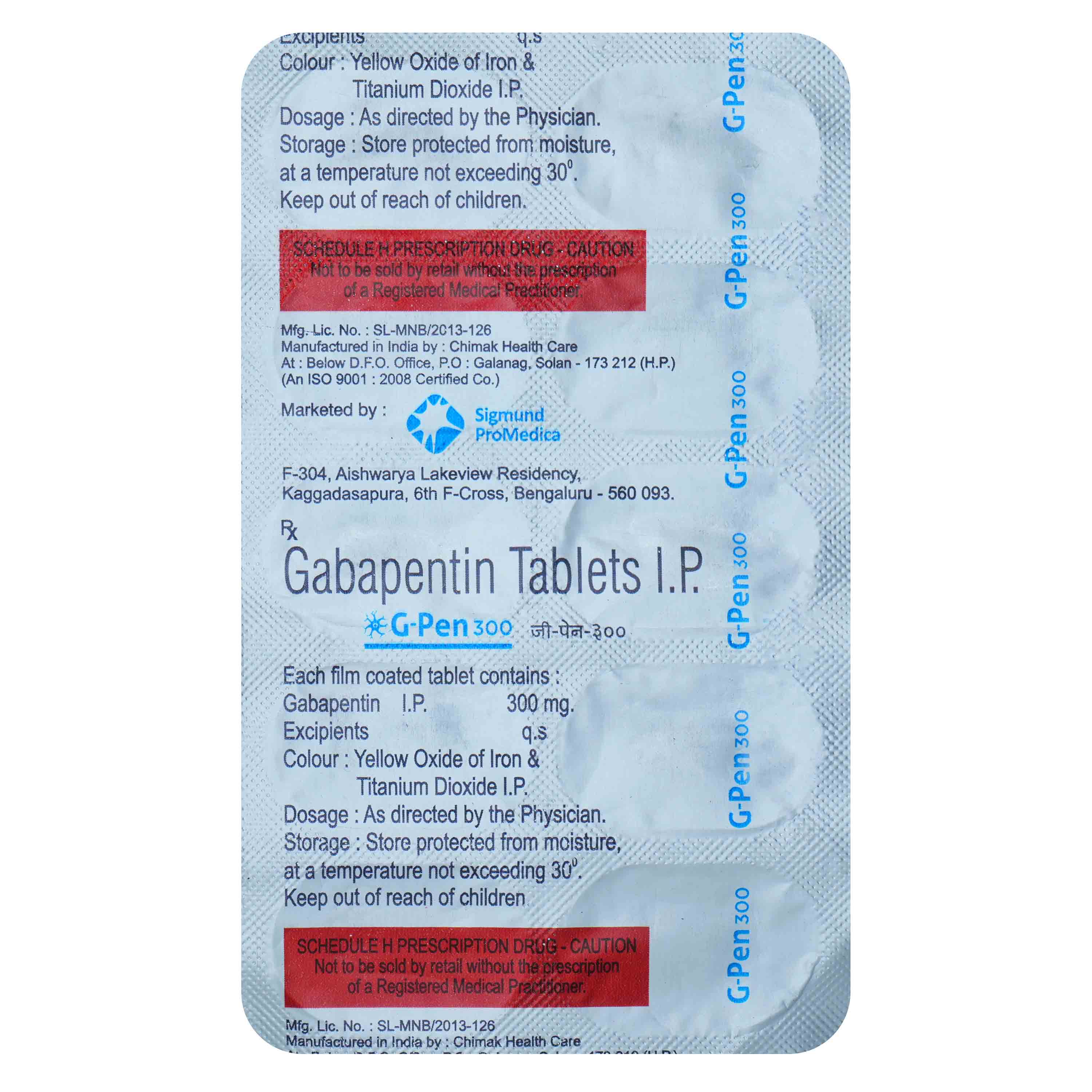 G-Pen 300 mg Tablet | Uses, Side Effects, Price | Apollo Pharmacy