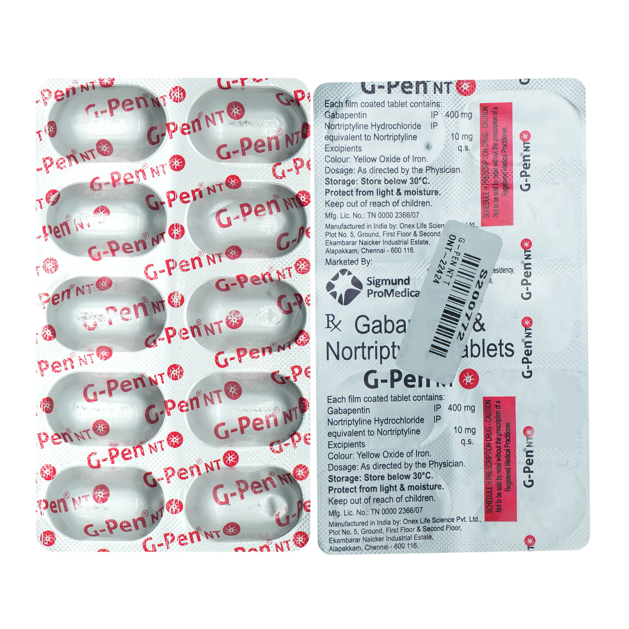 G-Pen NT Tablet | Uses, Side Effects, Price | Apollo Pharmacy