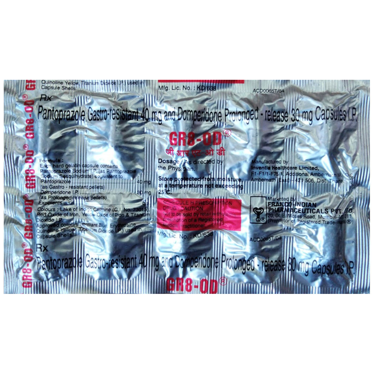 GR8-OD Capsule | Uses, Side Effects, Price | Apollo Pharmacy